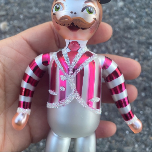 Holiday | Uncle Peppermint Man Glass Ornament Handcrafted Vintage Rare ...